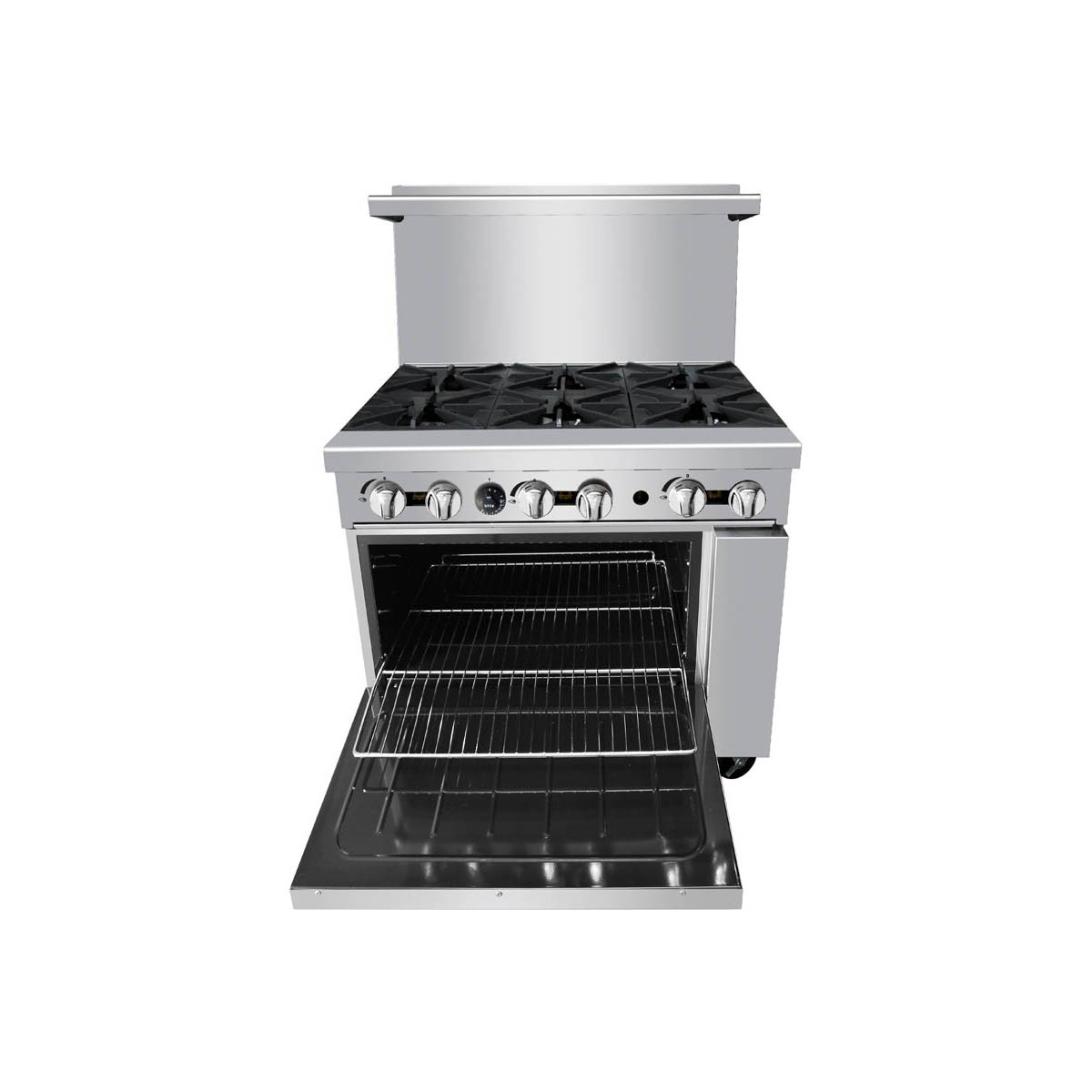 Atosa USA AGR-6B-NG 36" Gas Restaurant Range with (6) Burners