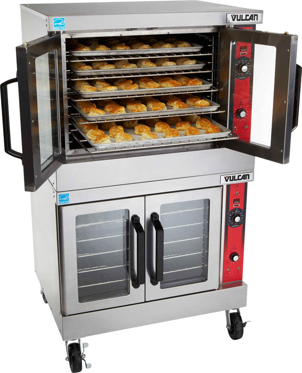 Vulcan VC44ED Double Deck Full Size Electric Convection Oven